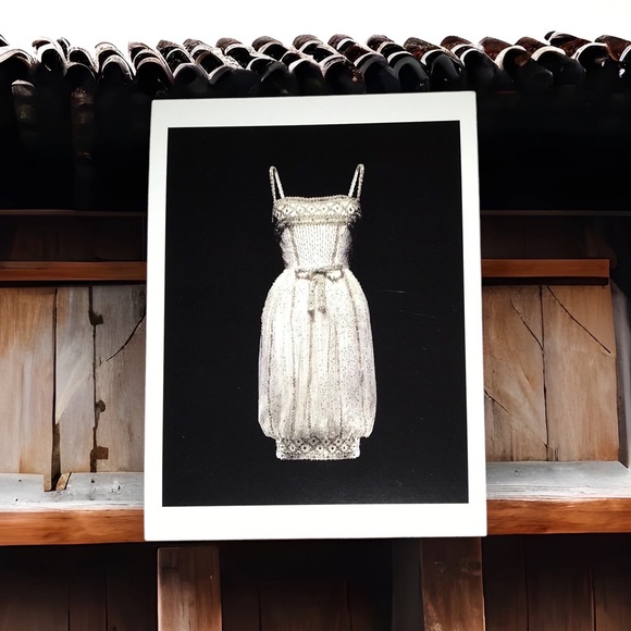 Dior | Art | Dior Short Tulle Evening Dress With Sequins Postcard ...
